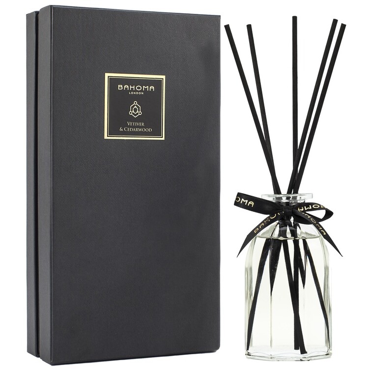 BAHOMA - Diffuseur d'ambiance - Vetiver & cedarwood - 200 ml | Beauté ...